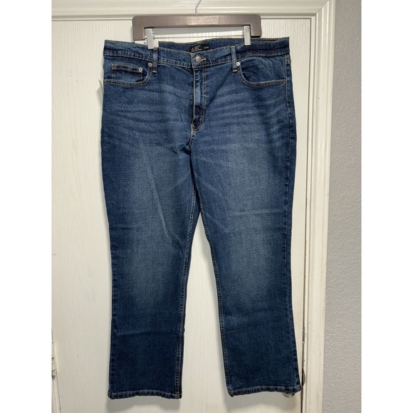 Jeans | Members Mark Jeans Mens 42x3 Straight Fit Denim 100 Cotton ...